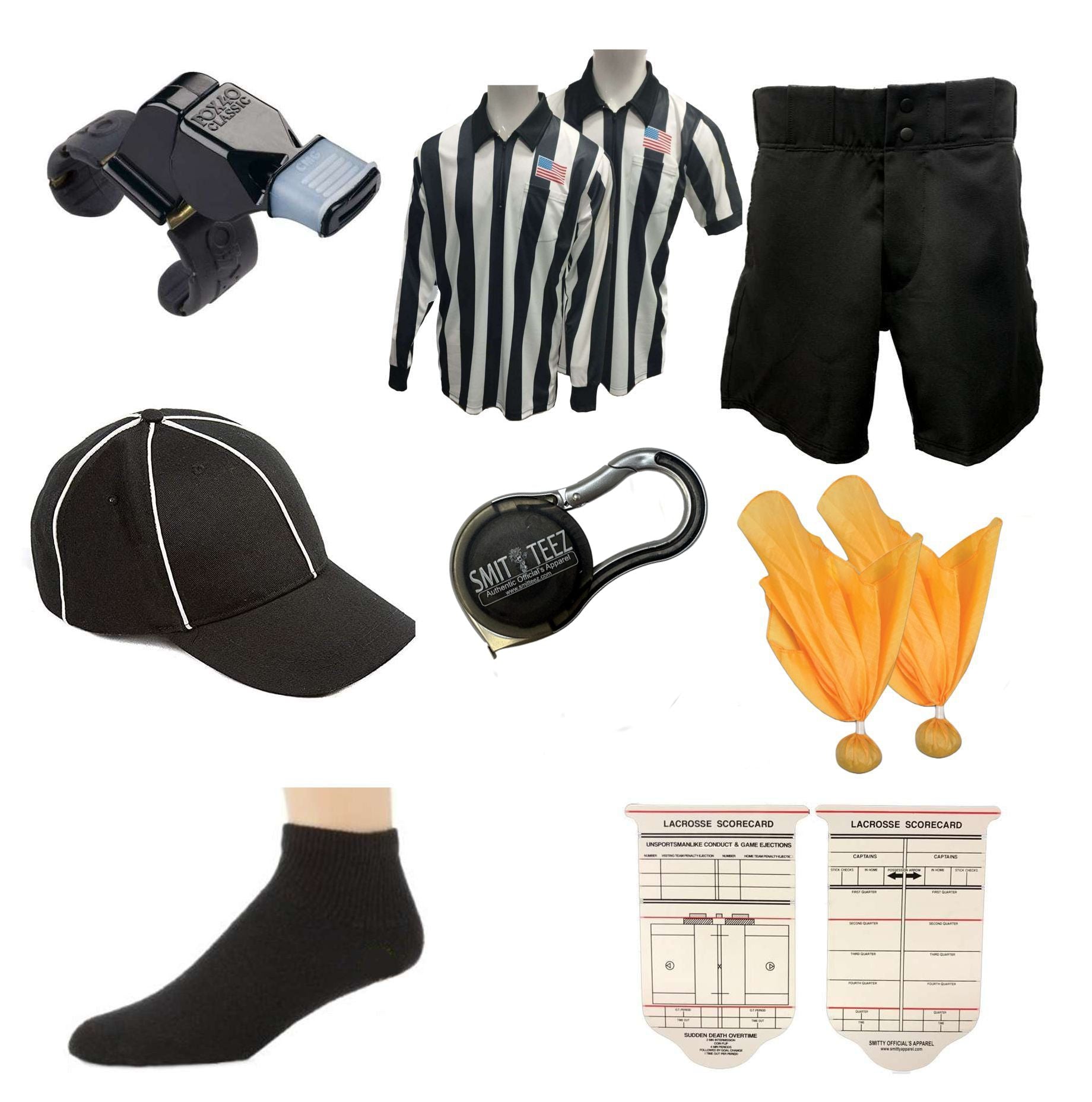 Lacrosse Referee Package - 10-Piece Complete Starter Kit – Smitteez ...
